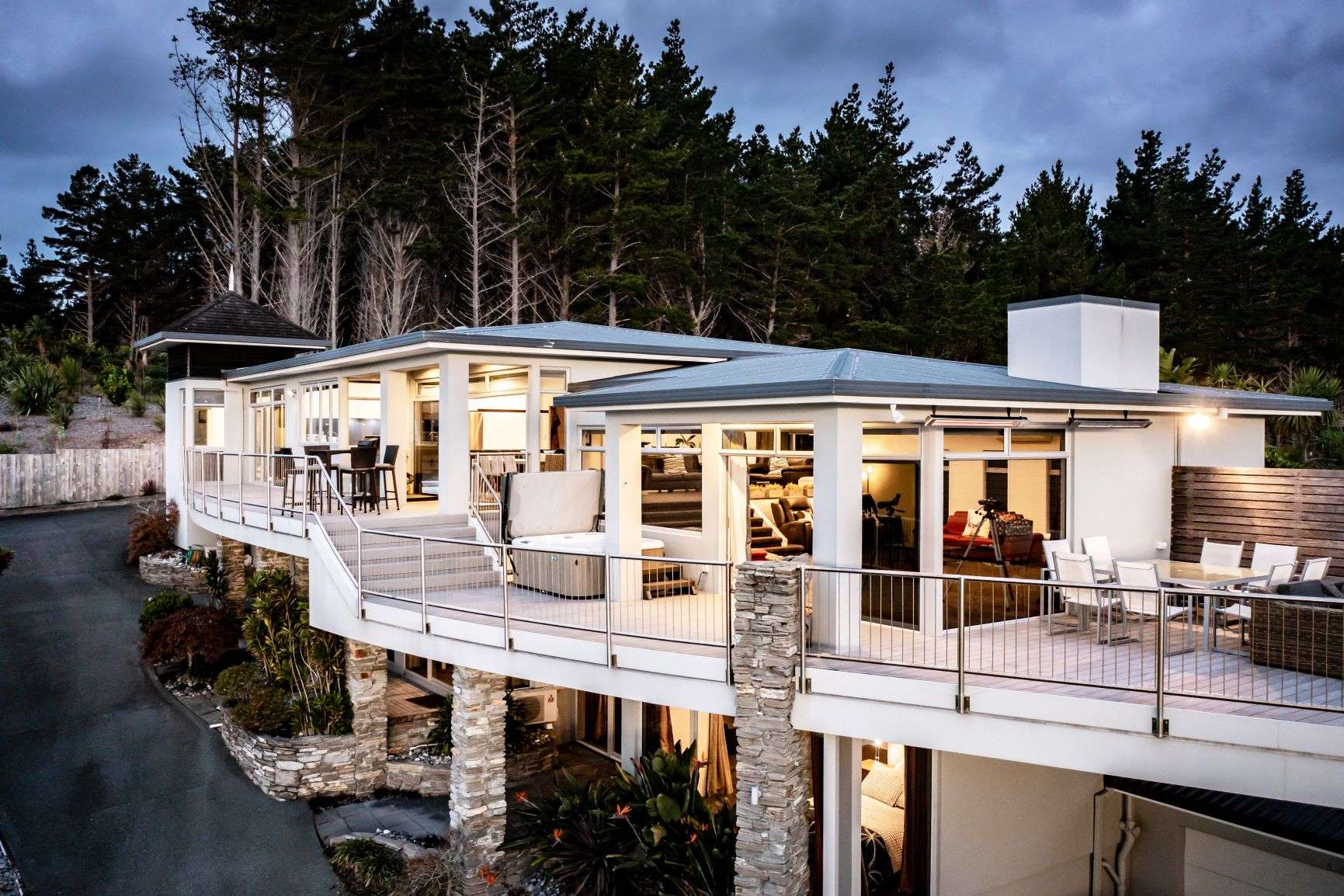 Hillside Langs Beach house has space, views and privacy, All things ...