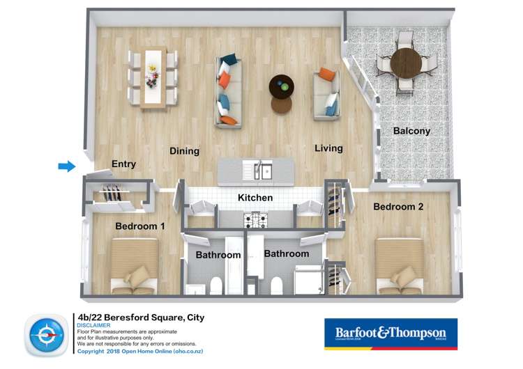 4b/22 Beresford Square | Auckland Central | Auckland City | Houses for ...